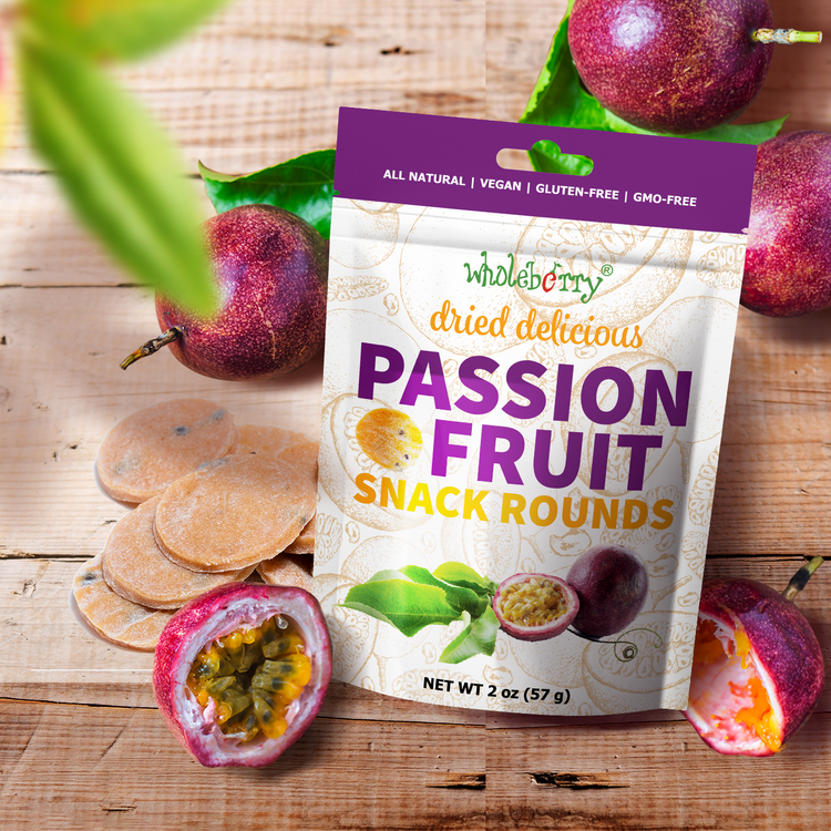 Passion Fruit Snack Rounds & Organic Goji – Wholeberry