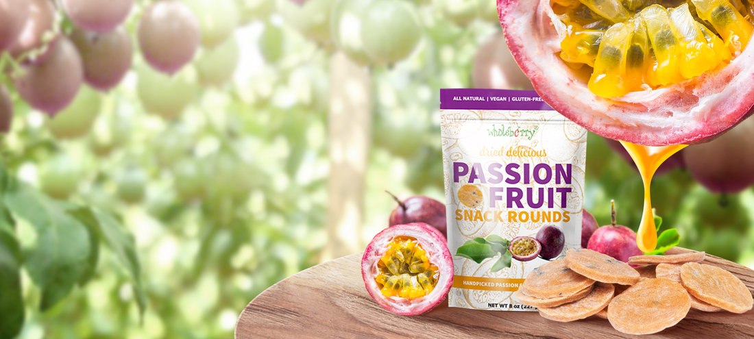 Passion Fruit Snack Rounds & Organic Goji – Wholeberry
